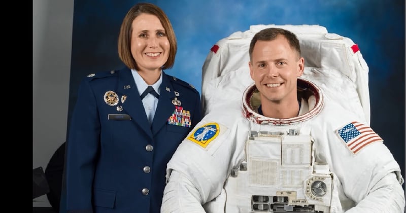 Astronaut Nick Hague, an Air Force colonel, reaches space station with ...