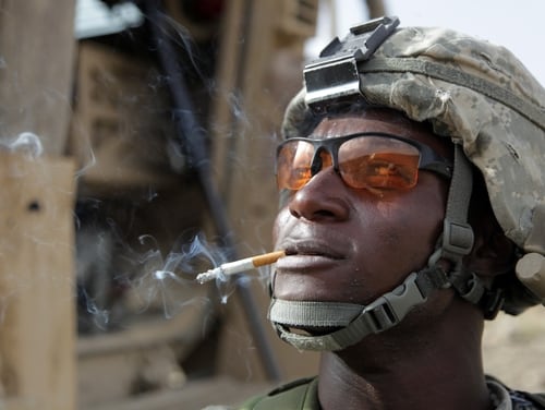 Nationwide smoking ban at VA facilities has some veterans fuming