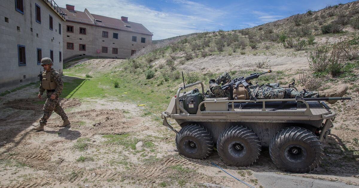 Here’s the robotic vehicle that will carry equipment for US troops