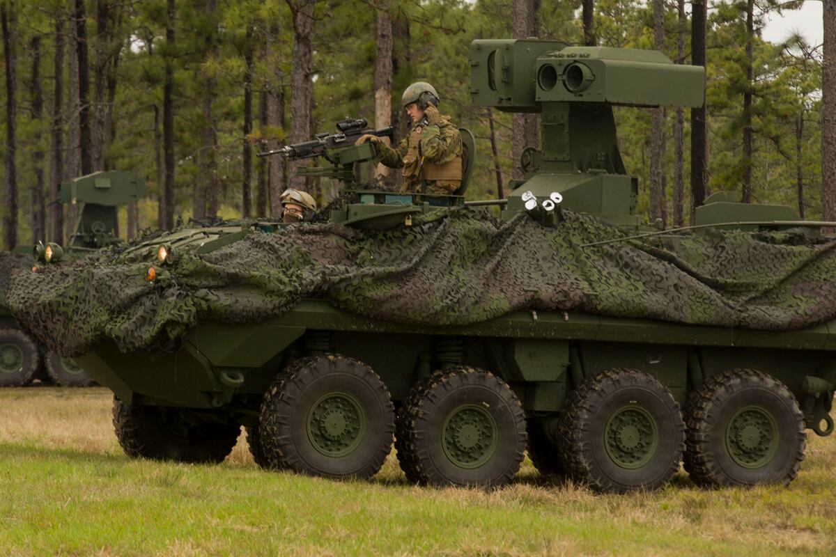 This armor-wrecking LAV with 2000 Marines and sailors will be steaming ...