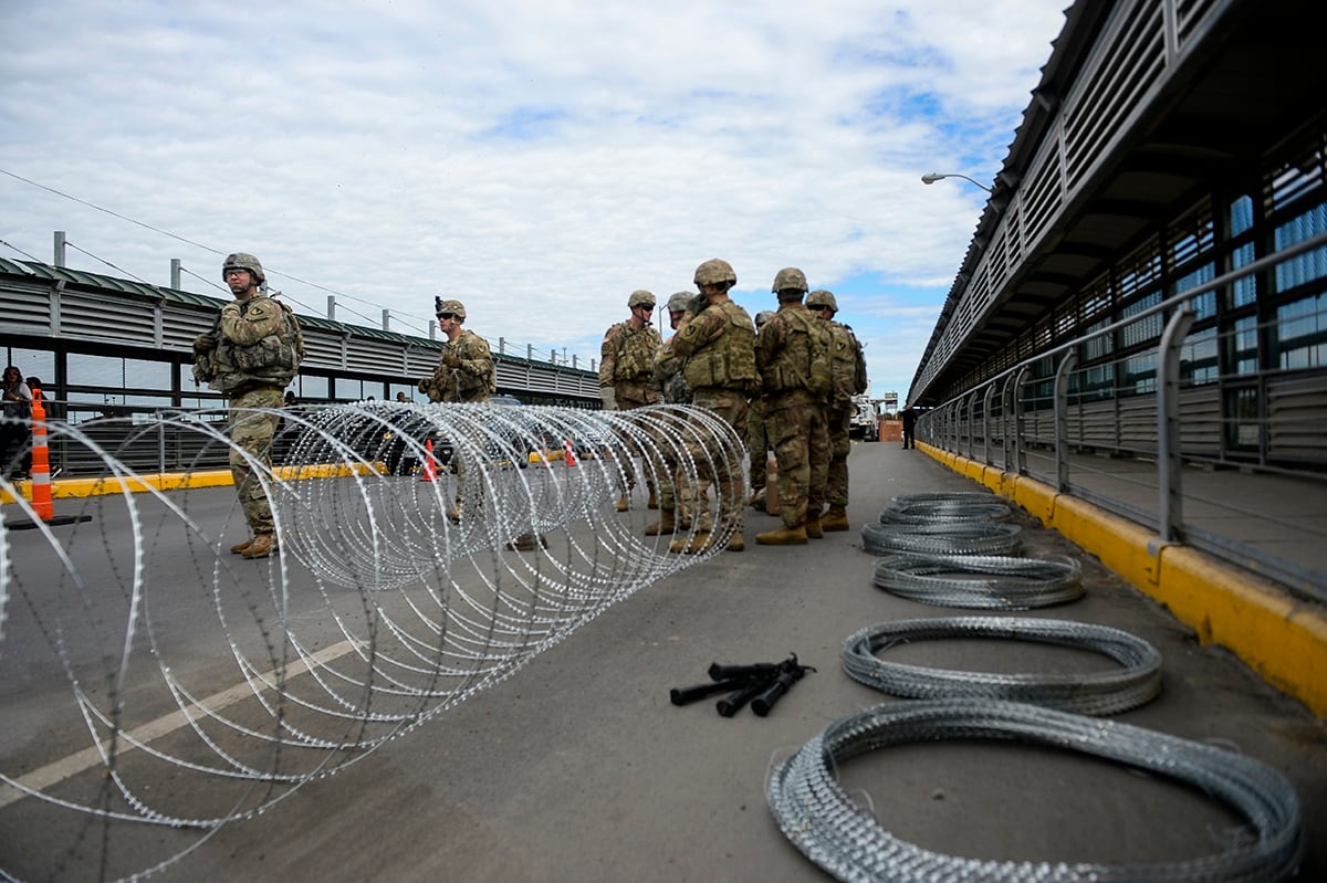 Why were active-duty forces picked over Guard to defend the border ...