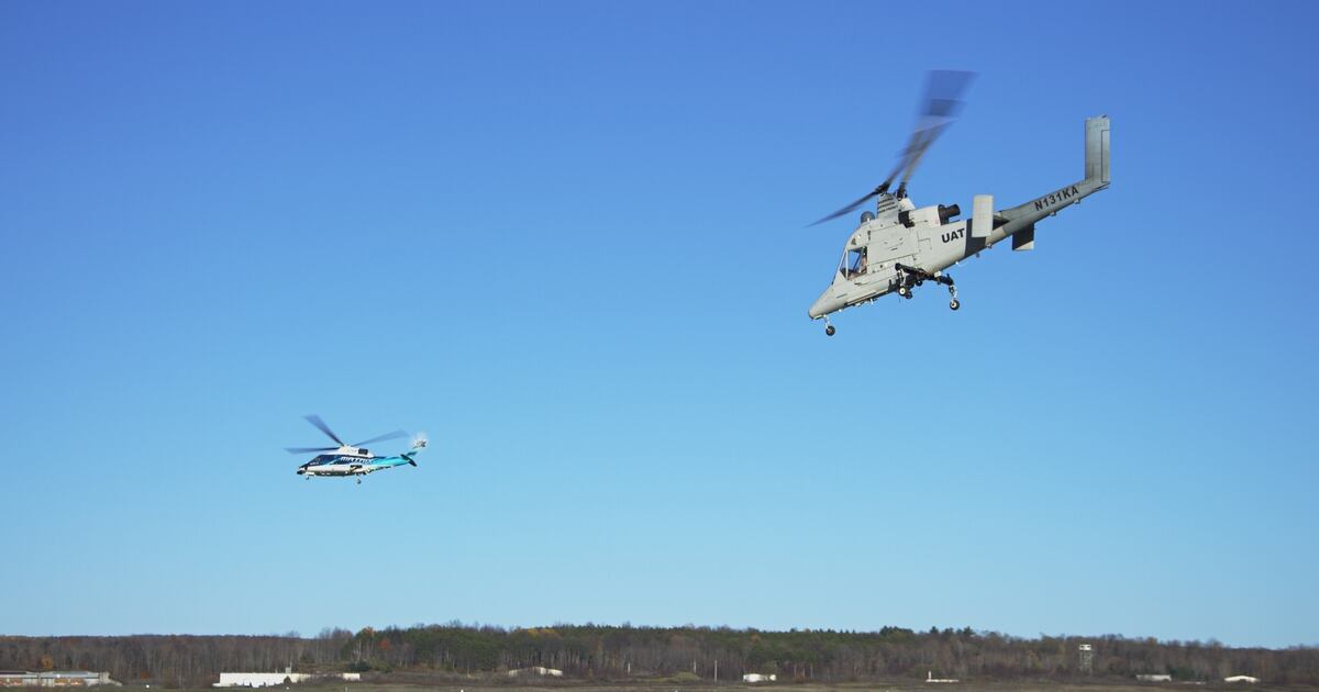 Robotic Helicopters Complete Mock Rescue Mission