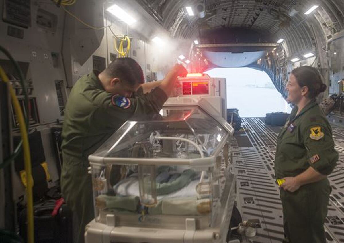 Sailors, airmen work together to save a child's life