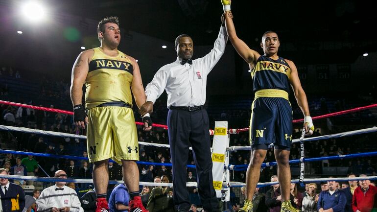 Fight night at the US Naval Academy
