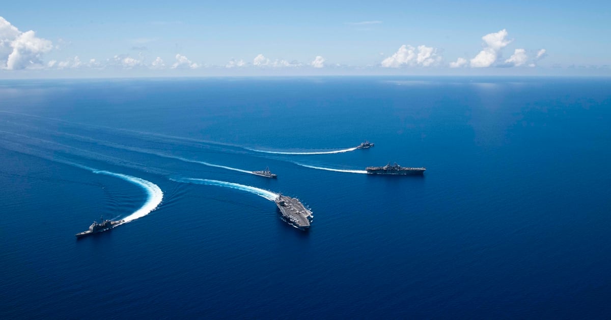 Navy exercises sprawl across western Pacific