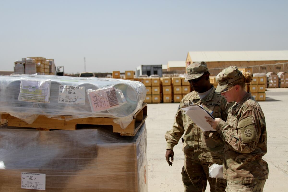 Where is the military’s stuff? Check the RFID info.