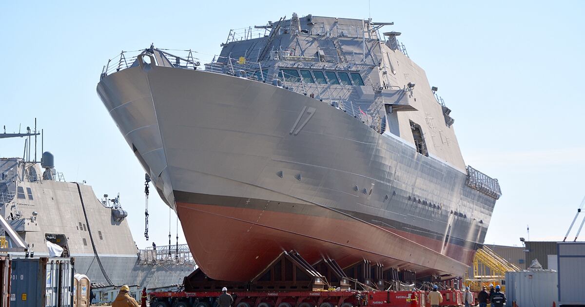 New USS Indianapolis to be christened at Wisconsin shipyard