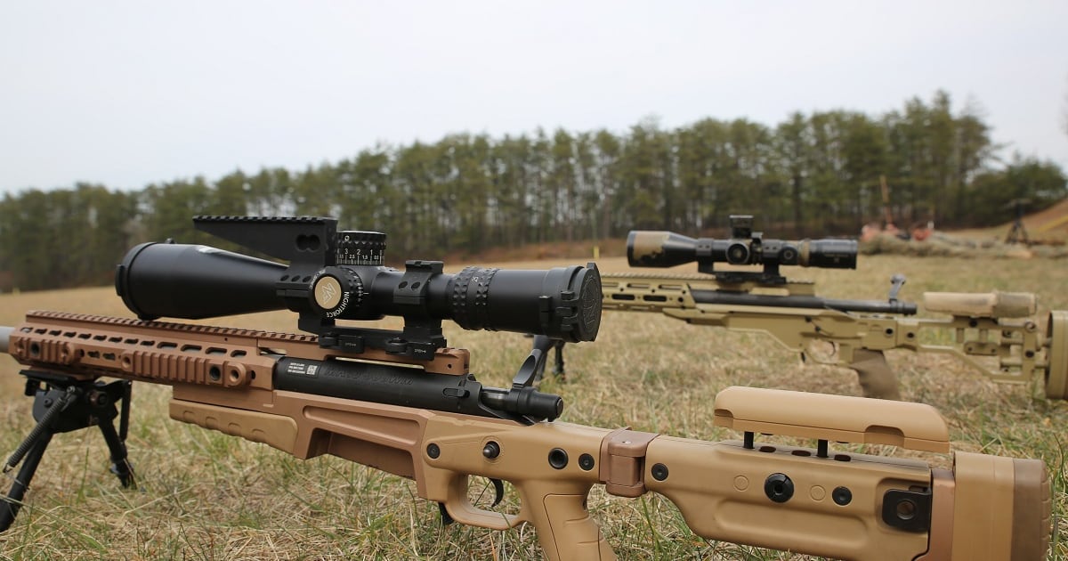 The Corps has already started fielding the new Mk13 sniper rifle