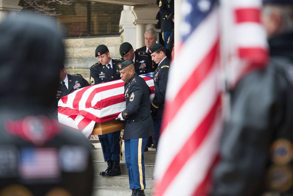 Funeral held for Green Beret killed in combat
