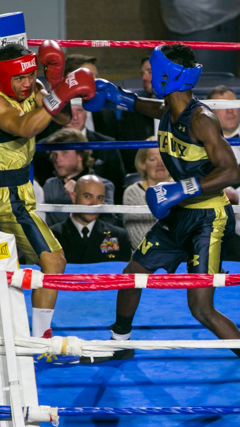 Fight night at the US Naval Academy