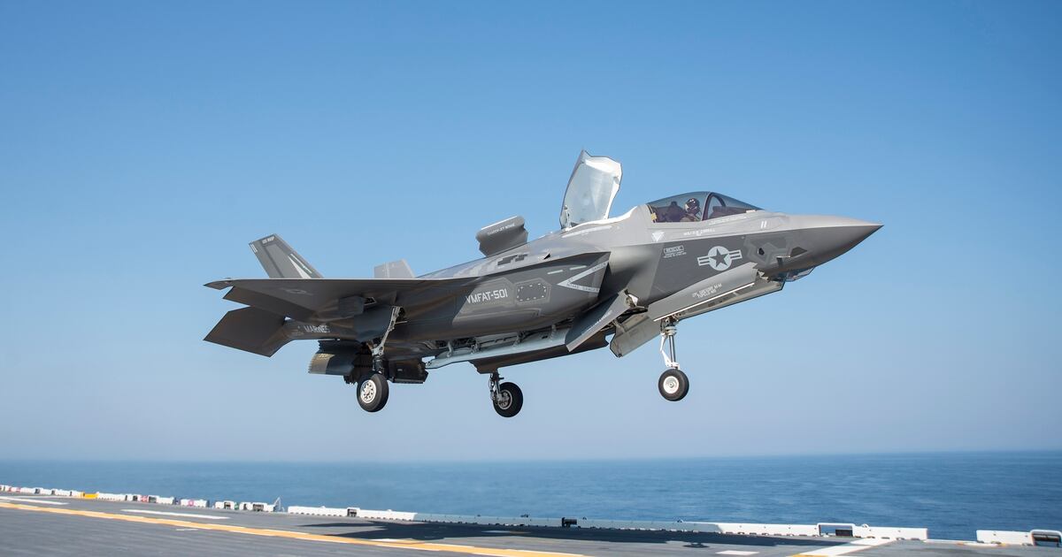 Marines' deadly fighter jet to make its first ship-based deployment ...