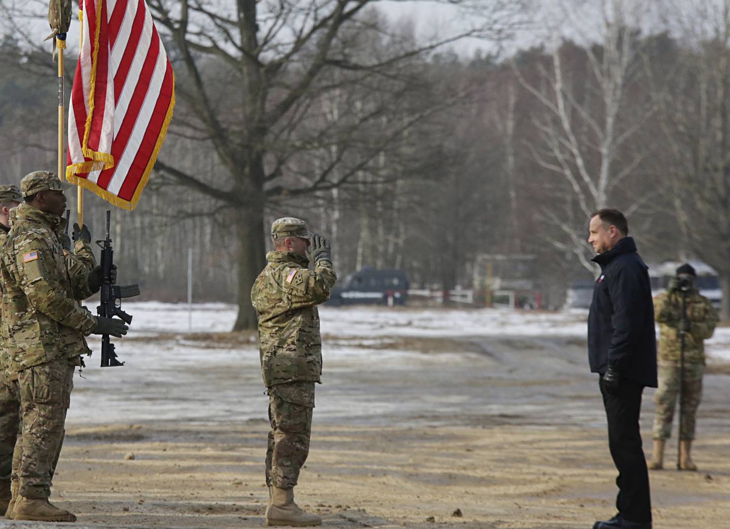 U.S. and Polish troops hold first joint training in Poland