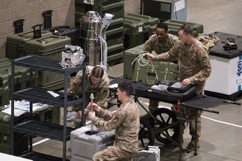 Army field hospital to leave Seattle days after standing up