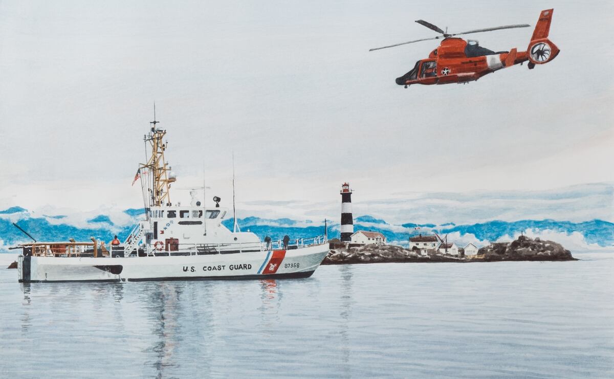 Coast Guard on the scene at tragic remote island crash site