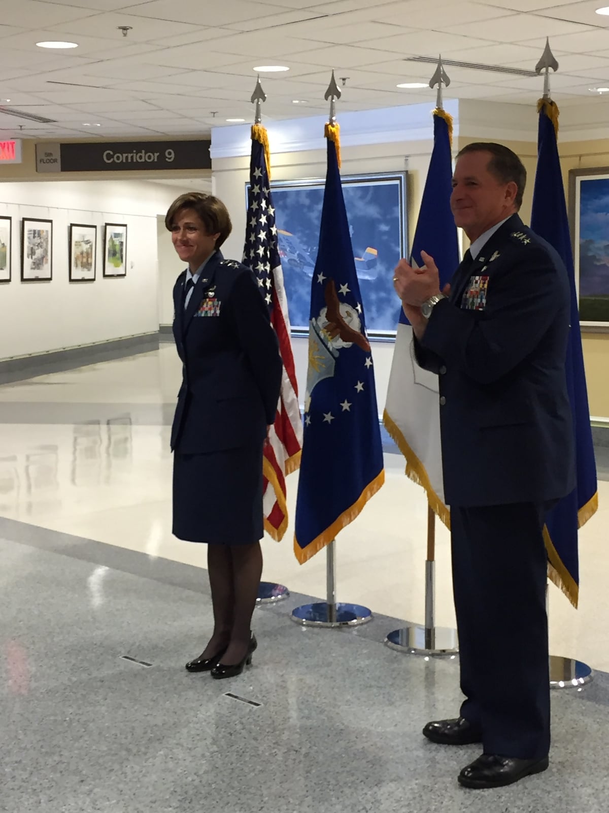 Grosso pins on 3rd star to become first female USAF personnel chief