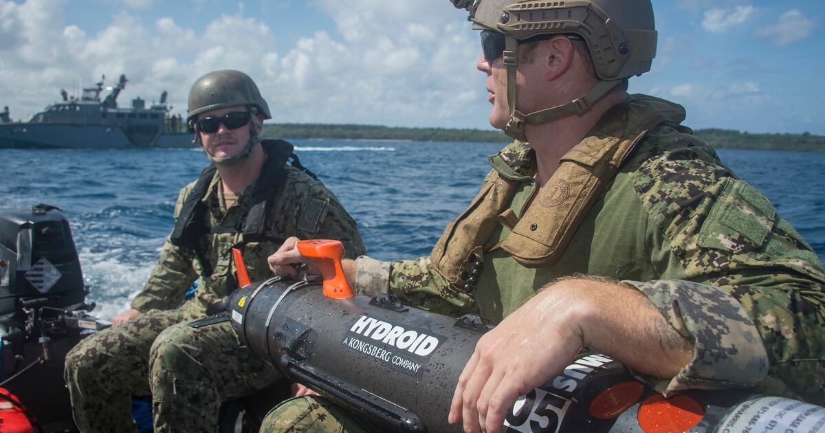 Kongsberg’s Hydroid hoping REMUS drone will help Marines clear mines in ...