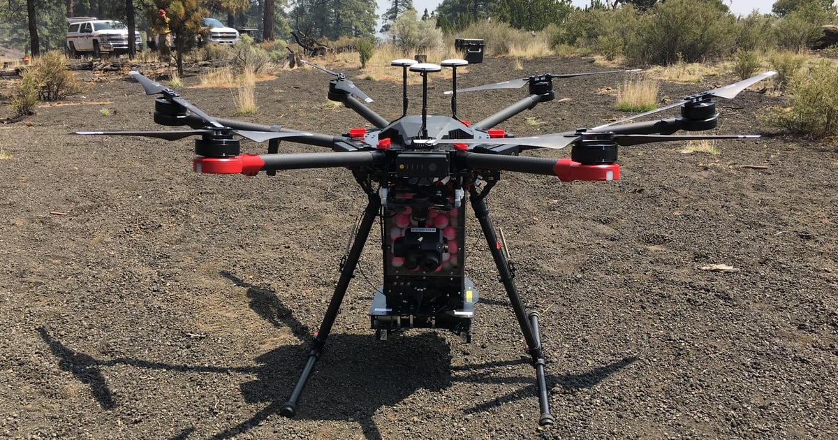 What can the military learn from forest fire-fighting drones?