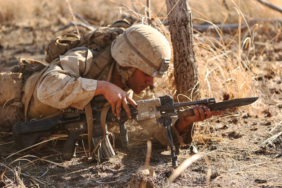 Bayonets, hot coffee and dry socks: Marines still rely on low-tech gear