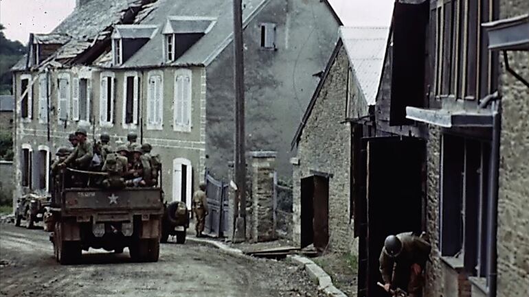 Rare color footage brings D-Day memories alive, 75 years on