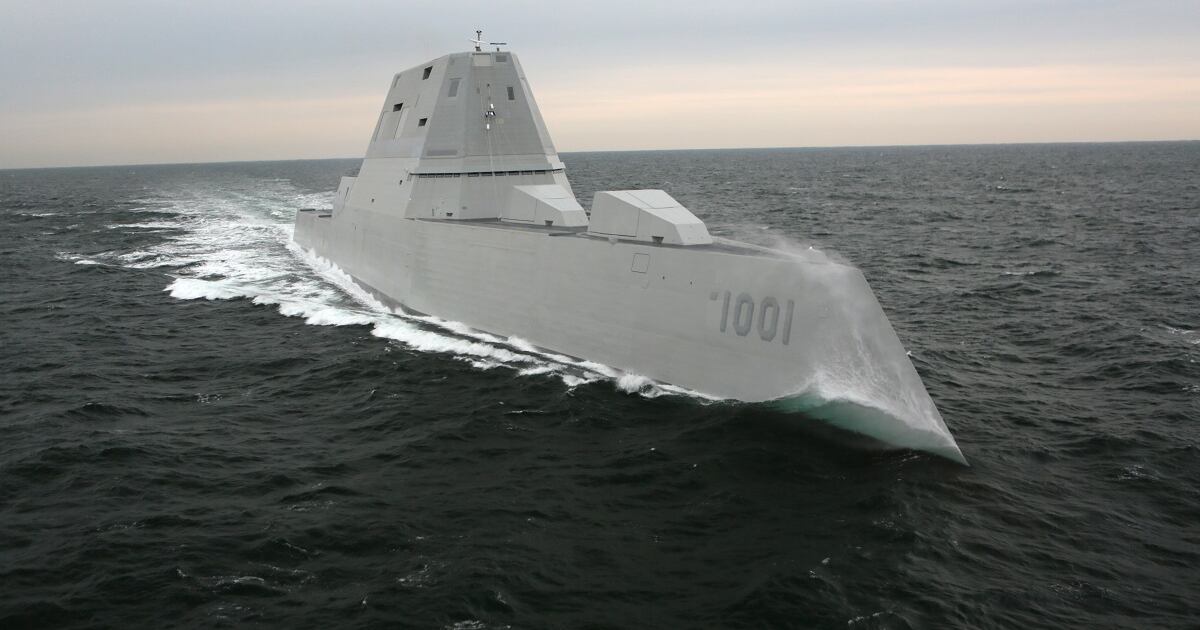 US Navy takes ownership of its second stealth destroyer