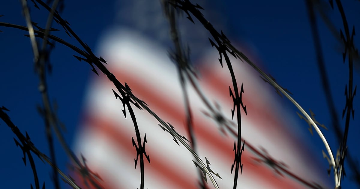 Razor wire is most visible result of $210M troop deployment to the US ...