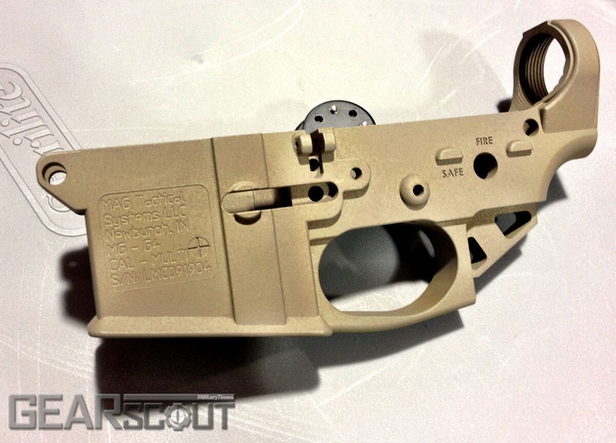 The lightest lightweight AR lower receiver