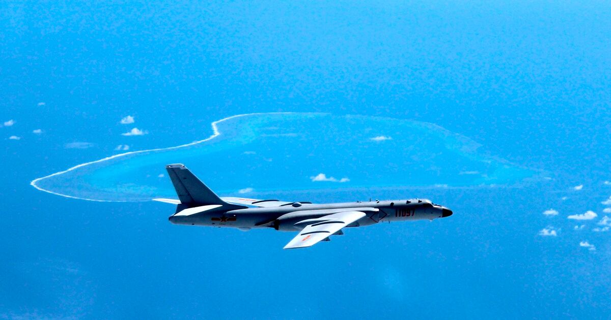 China shows off long-range bombers in air force drill