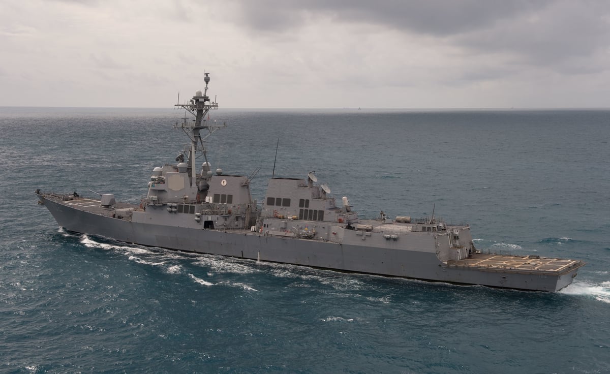 Destroyer Sampson returns from busy WESTPAC cruise
