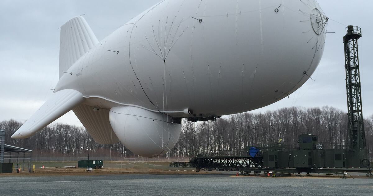 Runaway blimp goes down in Pennsylvania