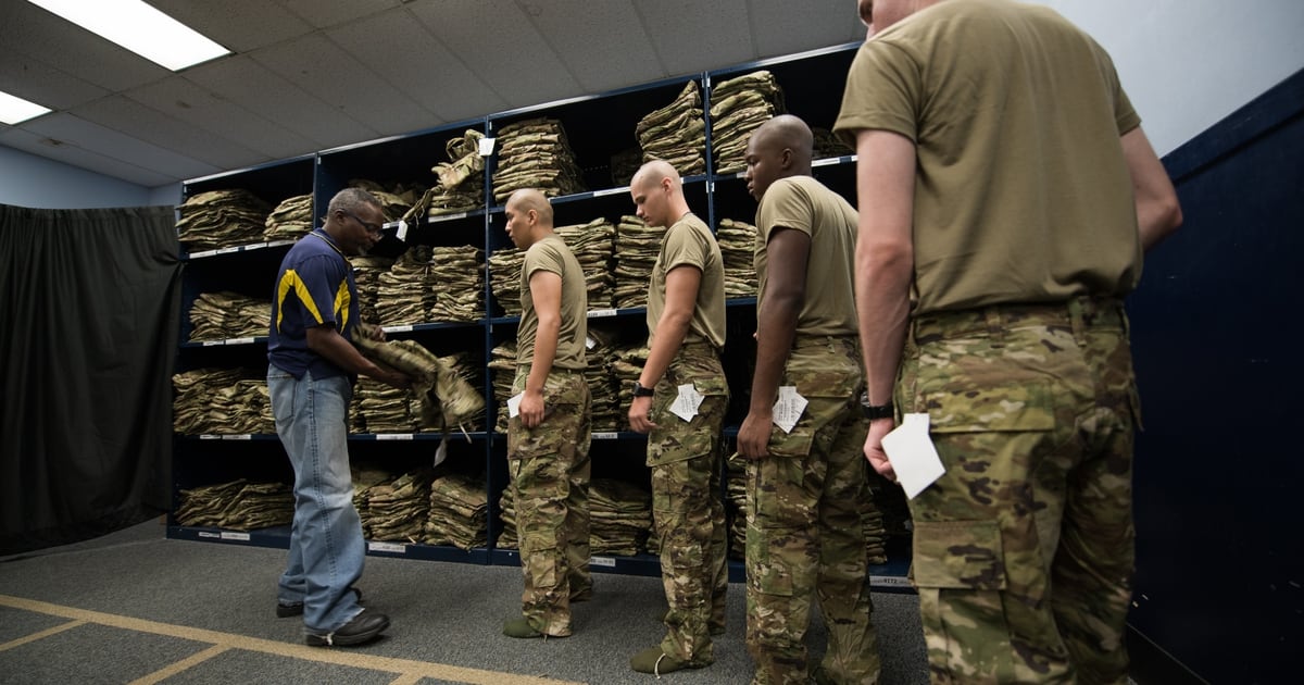 You down with OCP? First basic trainees get new camouflage uniform