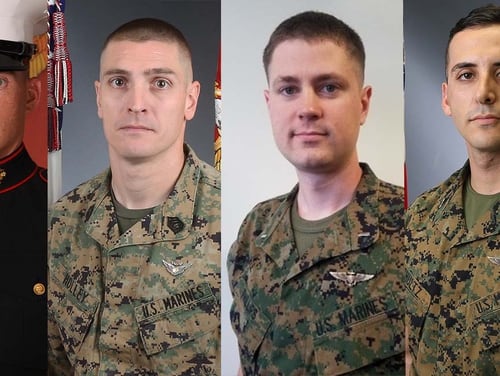 Marine Corps CH-53 damaged during ground taxi Class A mishap