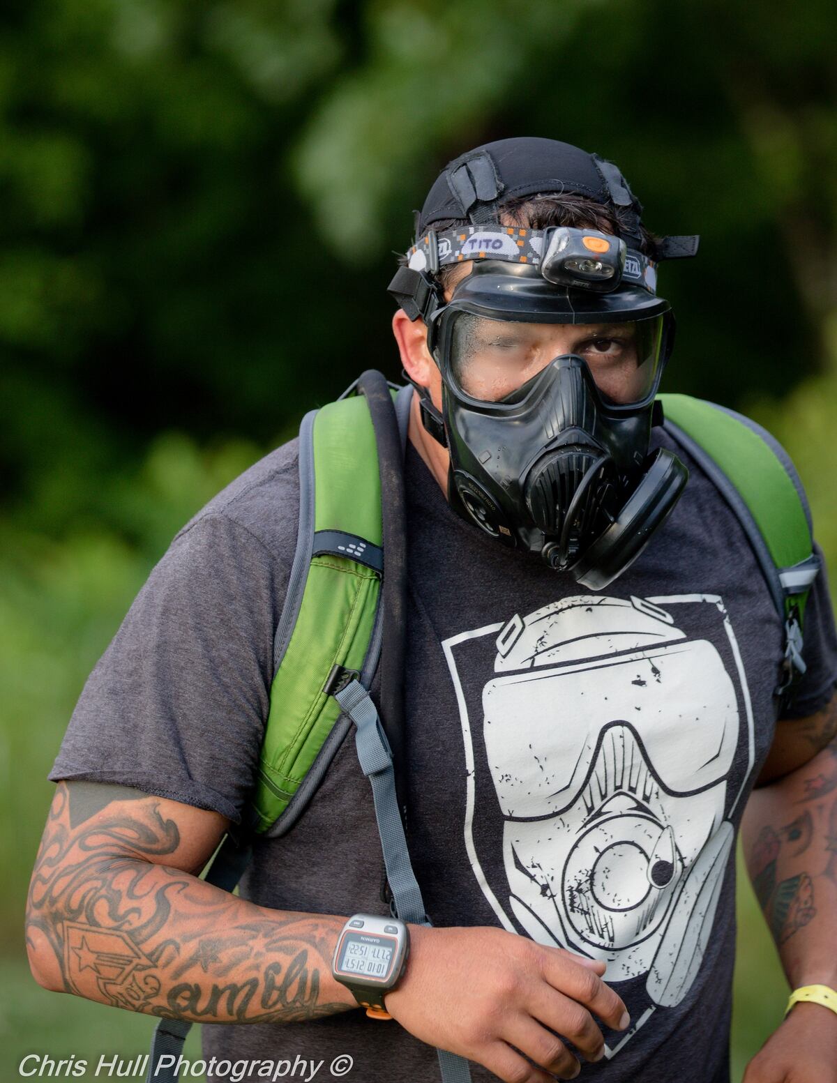 Soldier reflects on record-breaking 100-mile gas-mask run