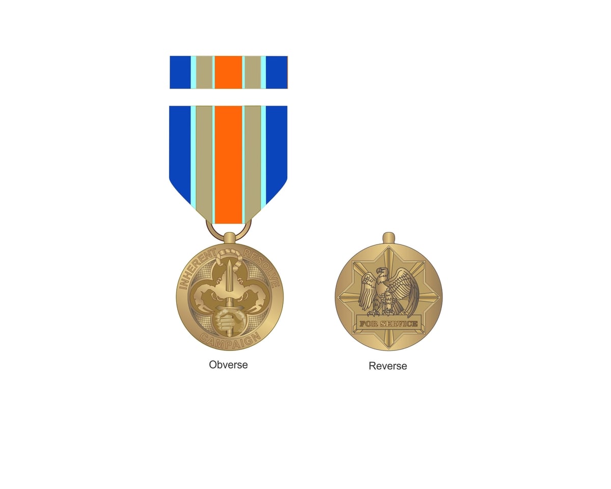 This is the U.S. military’s new medal for troops fighting ISIS