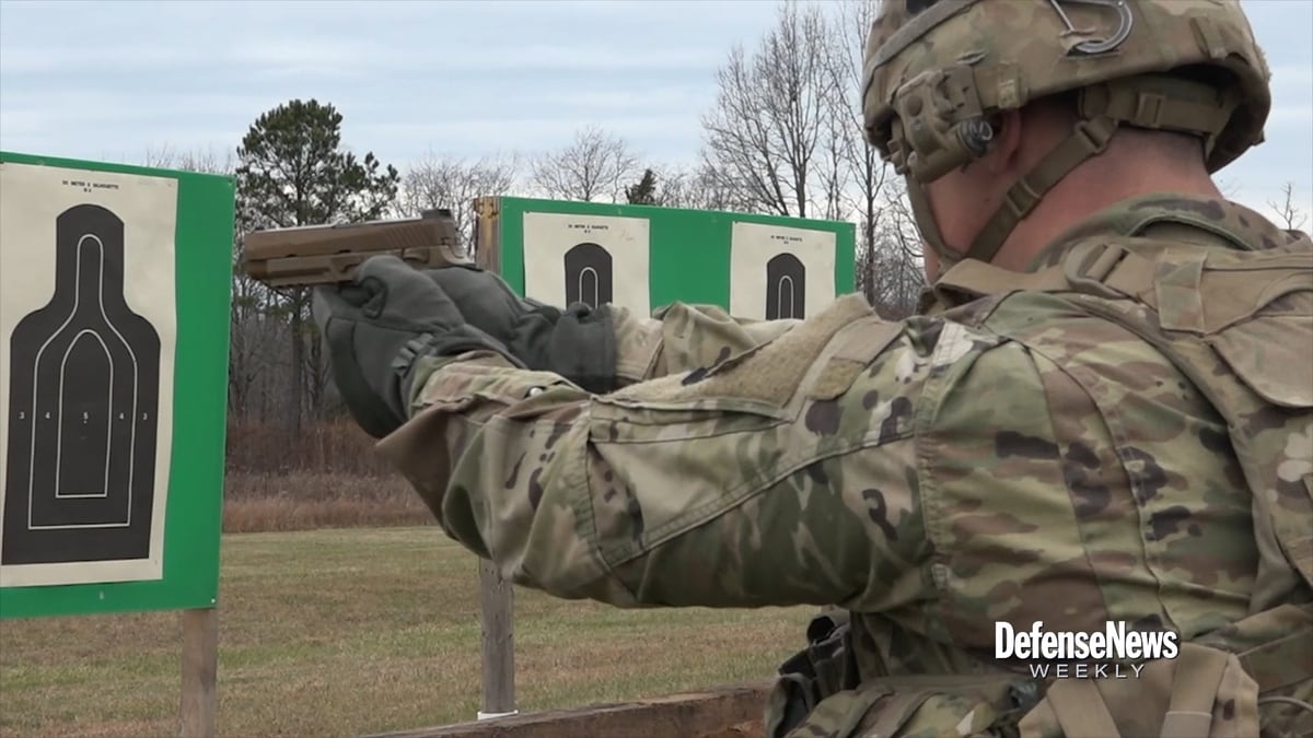 101st Airborne takes new M17 handgun to the range