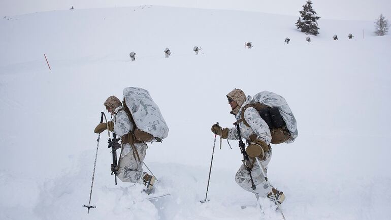 Marine Corps steps up winter-warfare training as global threat shifts