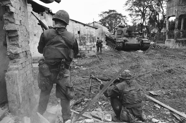 What happened in the Tet Offensive's first 36 hours