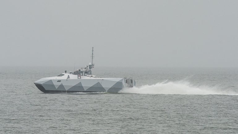 The Navy’s coolest looking vessel heads to Washington