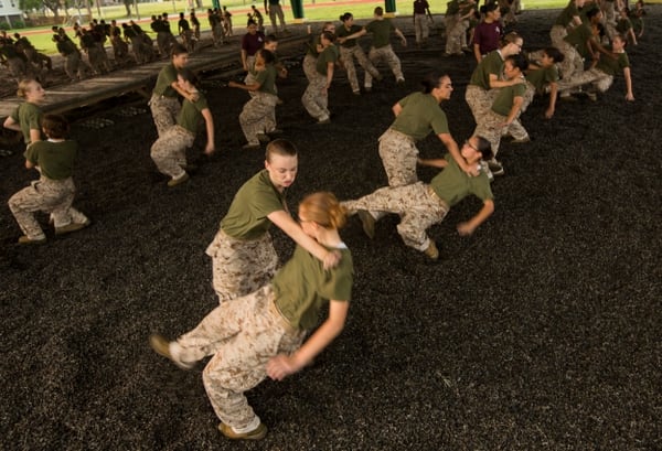 First women training for Marine infantry jobs to graduate boot camp