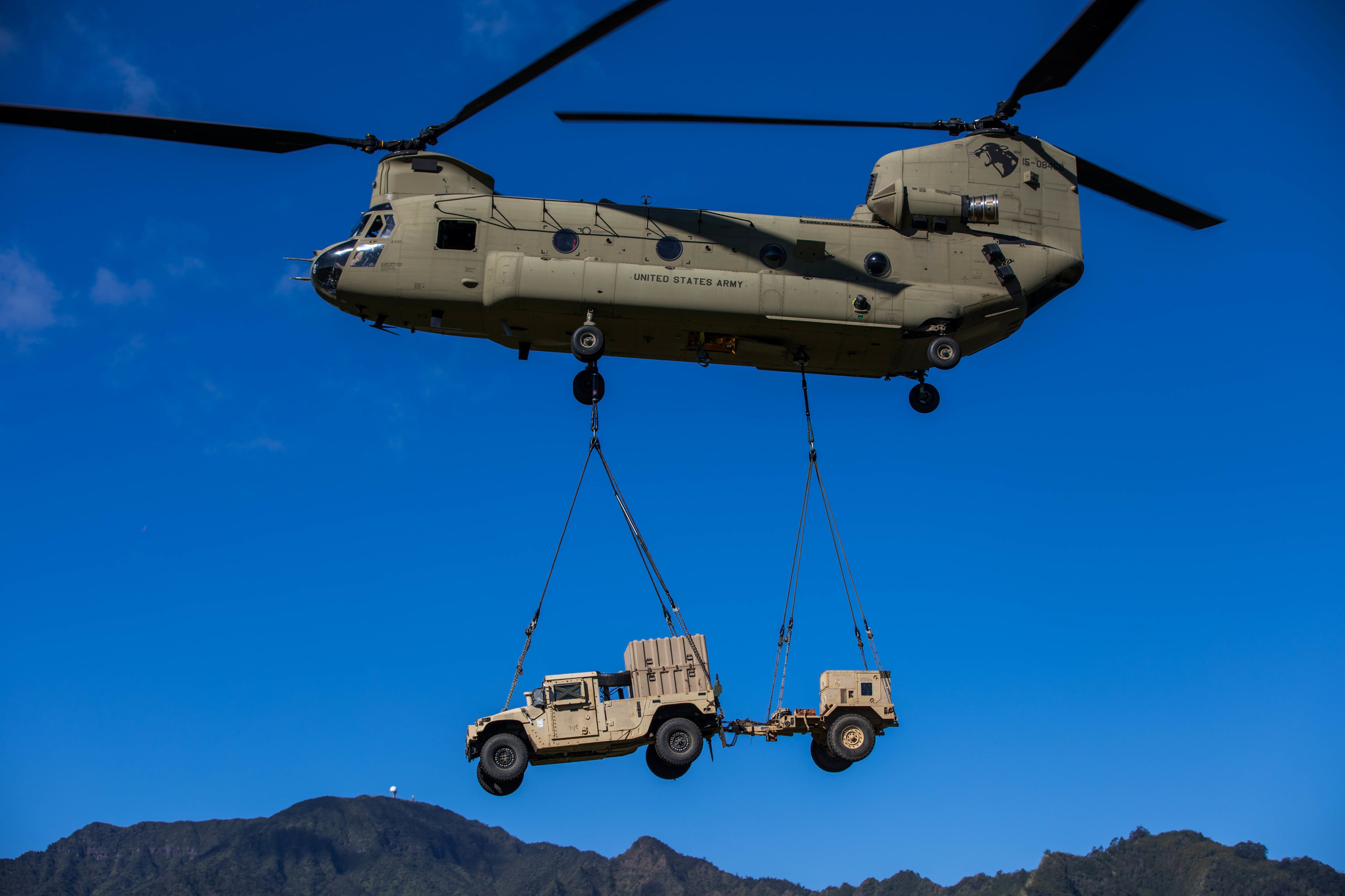 Army Helicopters Chinook