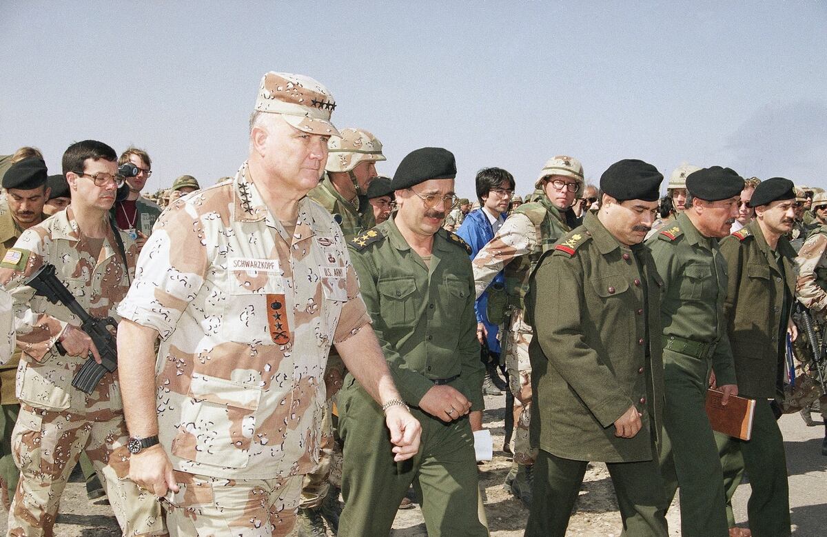 Today in history: Iraqis meet with Gen. Schwarzkopf to a ceasefire in 1991