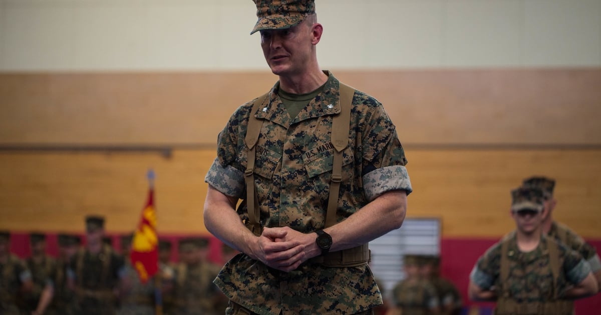 Marine commander of Okinawa’s 3rd Transportation Support Battalion ...