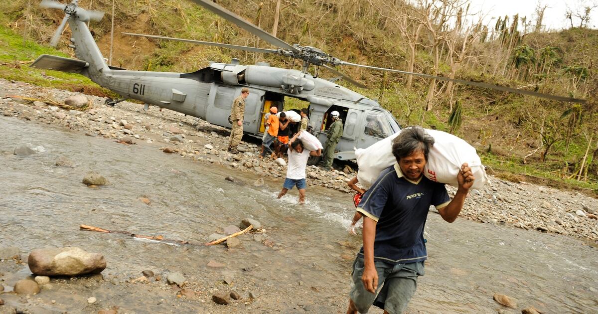 Humanitarian Service medal approved for Philippine relief