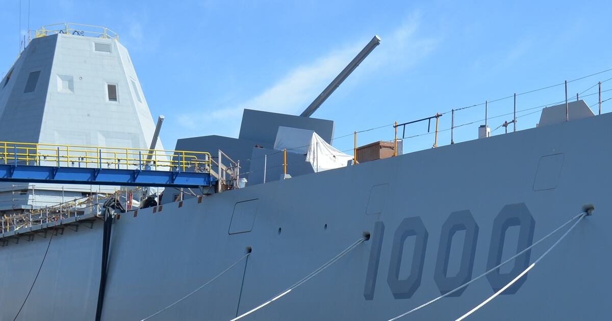 New Warship’s Big Guns Have No Bullets