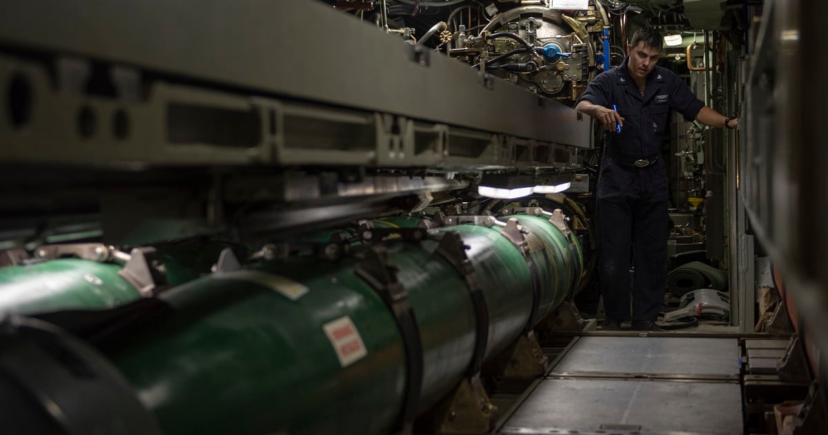 This is what it looks like when a MK-48 torpedo breaks your keel