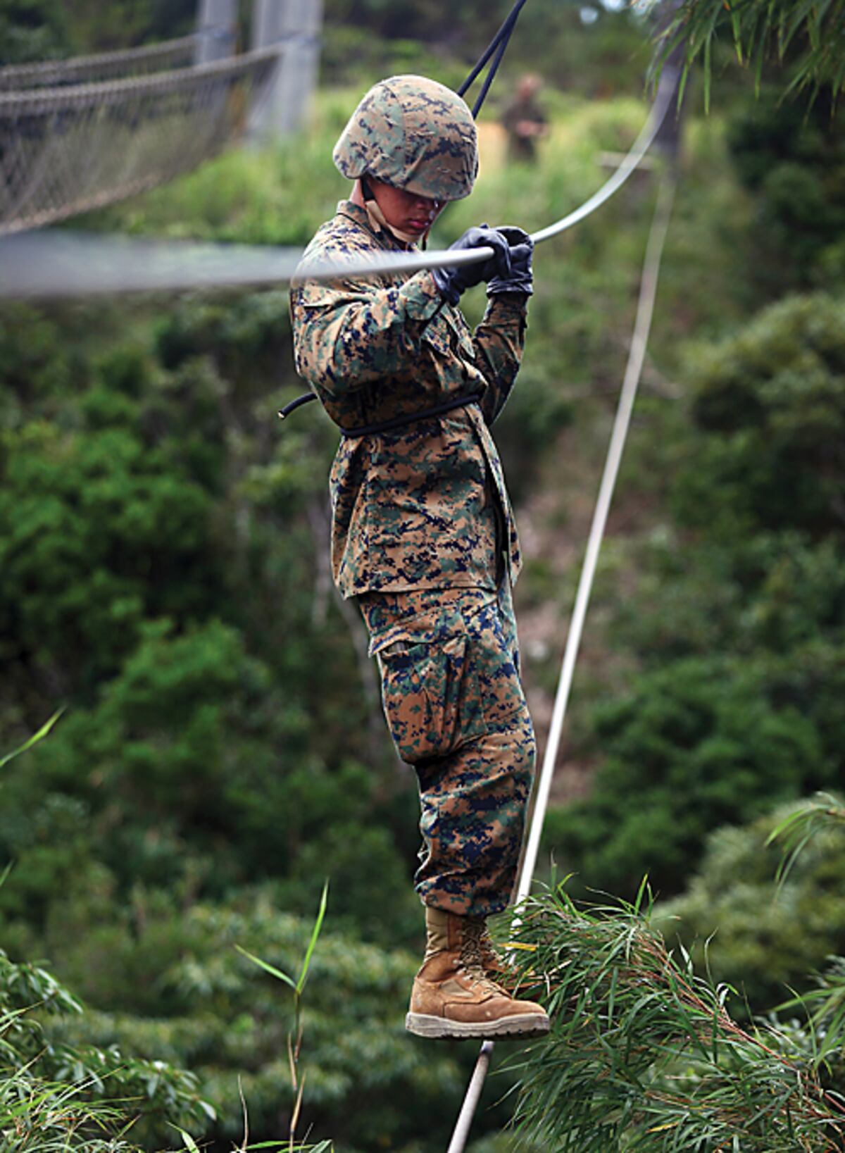 High Wire at Jungle Warfare Training Center