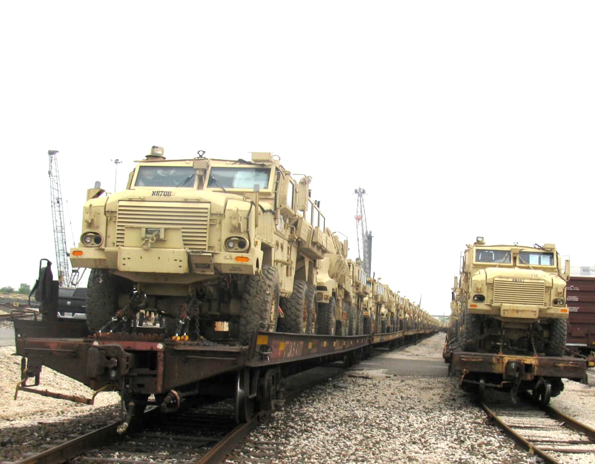 First MRAPs Arrive in Egypt