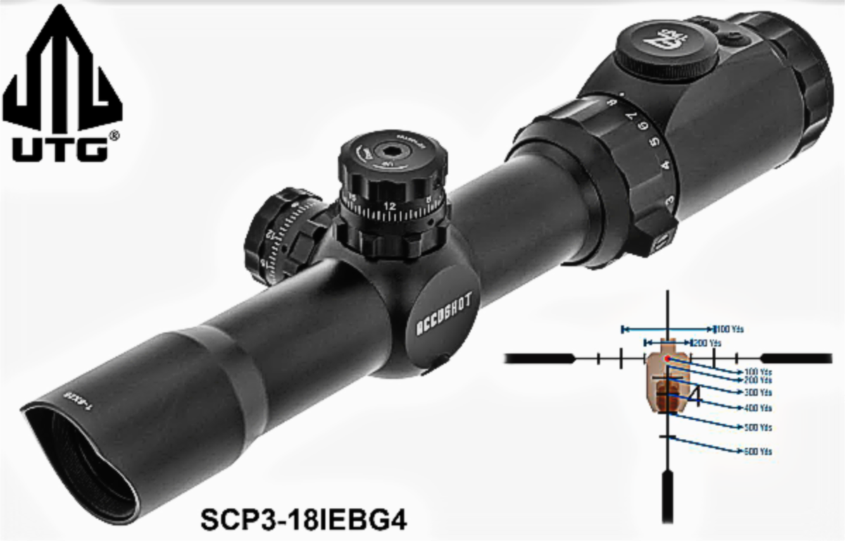 Here’s the new UTG 1-8X28 30mm MRC scope