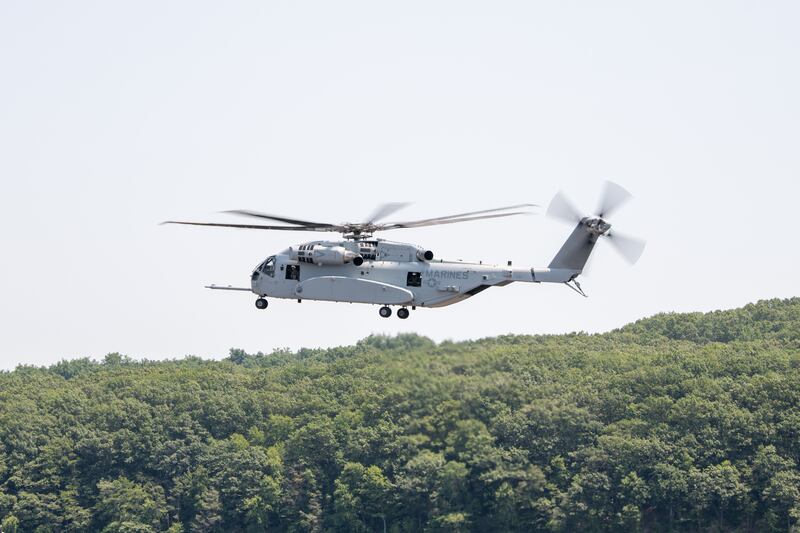 How Marines, sailors, mules and a King Stallion recovered a downed helo