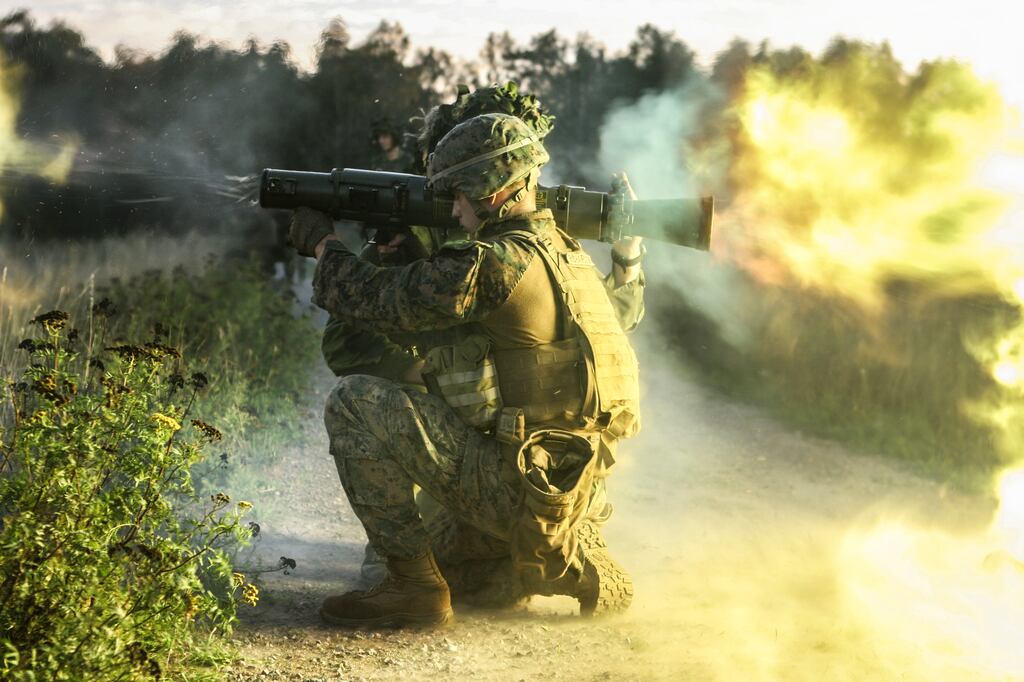 These Marines are having a ‘blast’ with the latest shoulder-fired rocket