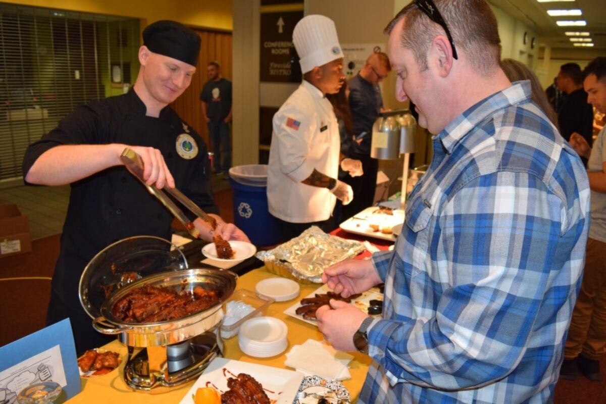 Sailor wins cooking competition